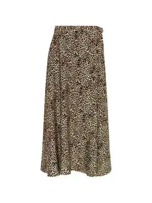 Munthe Ubba Leopard-print Maxi Skirt