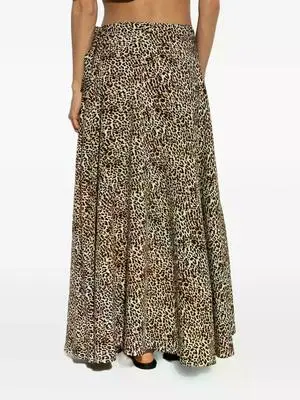 Munthe Ubba Leopard-print Maxi Skirt