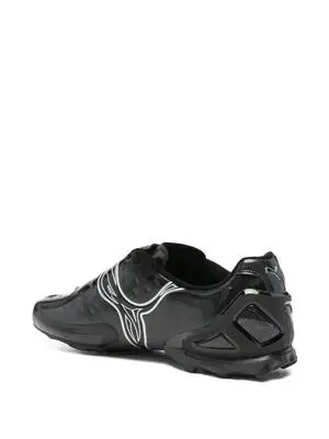 PUMA X Ahluwalia Logo Print Sneakers - Black
