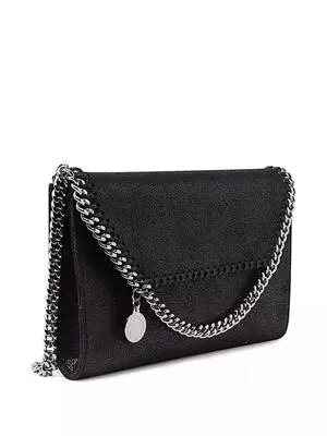 Stella McCartney Falabella Chain-trim Shoulder Bag - Black