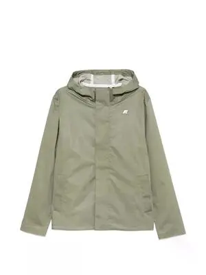 K-WAY Hooded Jacket With Logo Patch