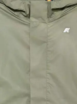 K-WAY Hooded Jacket With Logo Patch