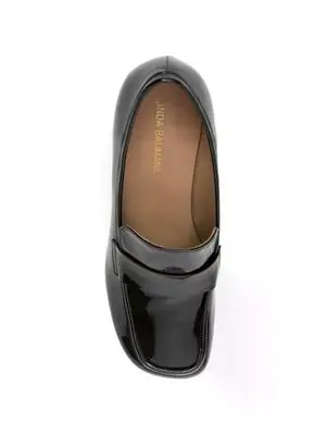 LINDA BAUMANN Square-toe Block Heel Pumps