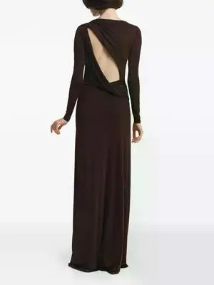 2310 STUDIO Cut-out Ruched Maxi Dress