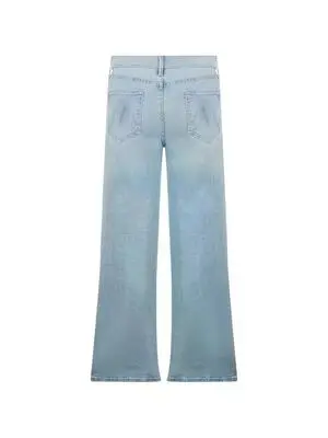 MOTHER Faded Wide-leg Jeans