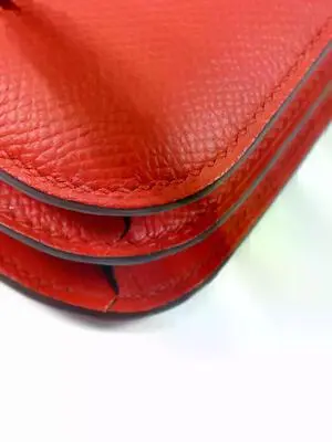 Hermès 24 Constance Epsom-leather Crossbody Bag - Red