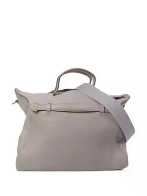 Hermès Oxer Leather Two-way Handbag - Grey