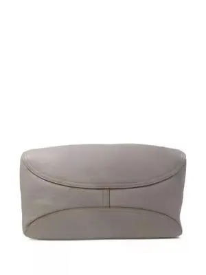 Hermès Oxer Leather Two-way Handbag - Grey