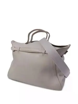 Hermès Oxer Leather Two-way Handbag - Grey