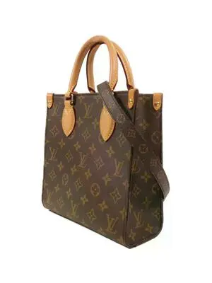 LOUIS VUITTON Bb Sac Plat Monogram Shoulder Bag - Brown