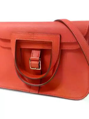 Hermès Mini Halzan Shoulder Bag - Red