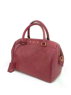 LOUIS VUITTON Speedy Bandouliere Monogram Shoulder Bag - Red