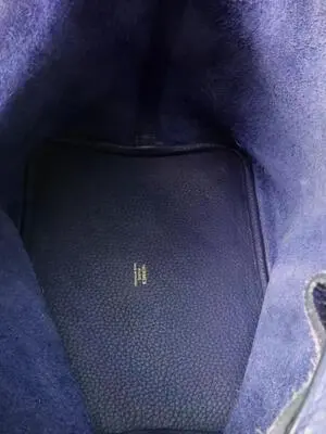 Hermès Togo Leather Tote Bag - Blue