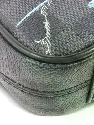 LOUIS VUITTON Damier Graphite Danube Cross Body Bag