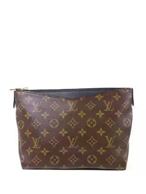 LOUIS VUITTON Pallas Beauty Case Monogram Canvas Clutch - Brown
