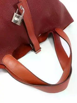 Hermès Gm Picotin Leather Tote Bag - Red