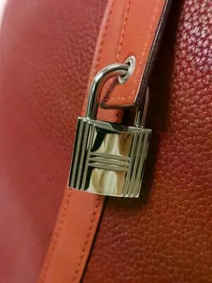 Hermès Gm Picotin Leather Tote Bag - Red
