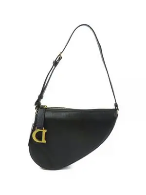 Dior Saddle Rodeo Shoulder Bag - Black