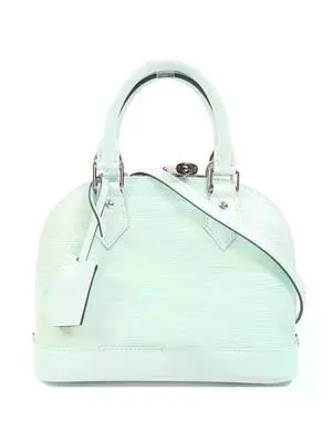 LOUIS VUITTON Louis Vuitton Alma Epi Leather Tote Bag Blue