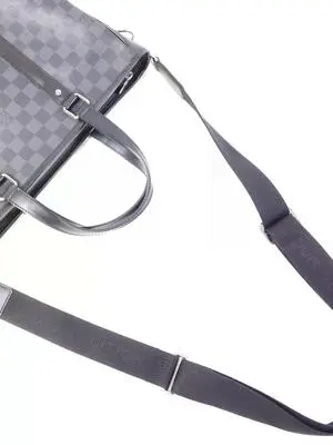 LOUIS VUITTON Damier Graphite Tadao Mm Tote Bag - Grey