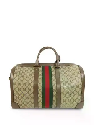 Gucci Medium Savoy Gg Supreme Duffle Bag - Brown