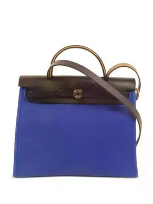 Hermès Herbag Pm Tote Bag - Blue