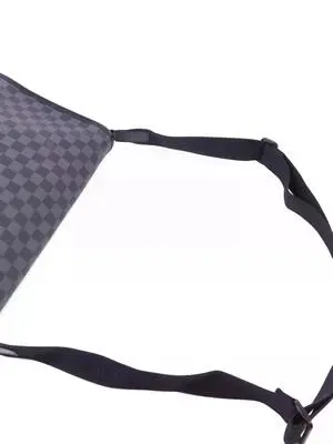 LOUIS VUITTON Gm Damier Graphite Daniel Shoulder Bag