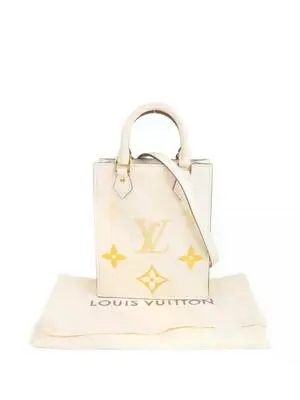 LOUIS VUITTON Petit Sac Plat Calfskin Tote Bag