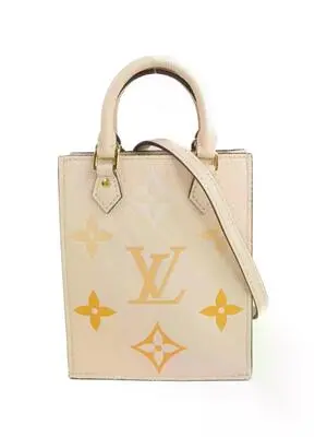 LOUIS VUITTON Petit Sac Plat Calfskin Tote Bag