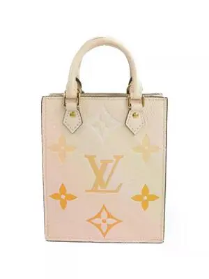 LOUIS VUITTON Petit Sac Plat Calfskin Tote Bag