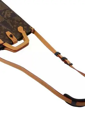 LOUIS VUITTON X Nigo Mini Damier Ebene Canvas Tote Bag - Brown