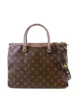 LOUIS VUITTON Pallas Mm Monogram Shoulder Bag - Brown