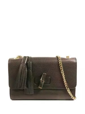 Gucci Bamboo Chain Shoulder Bag - Brown