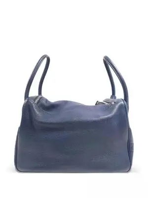 Hermès 34 Lindy Shoulder Bag - Blue