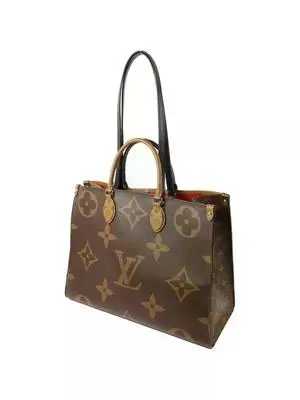LOUIS VUITTON On The Go Gm Tote Bag - Brown