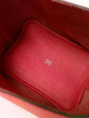 Hermès Pm Picotin Lock Handbag - Red