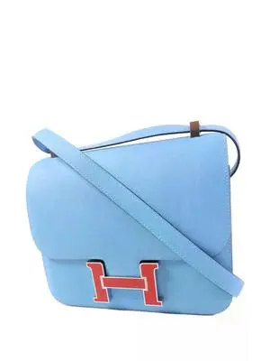 Hermès 24 Constance Shoulder Bag - Blue