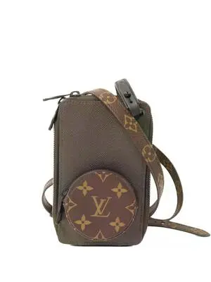 LOUIS VUITTON Taigarama Phone Box Handbag - Brown