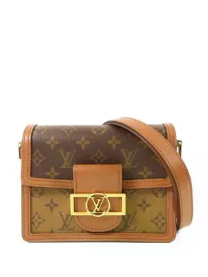 LOUIS VUITTON Monogram Dauphine Mini Shoulder Bag - Brown