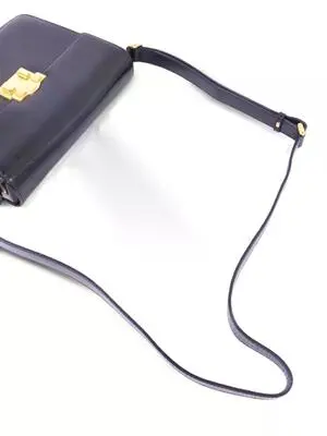 Gucci Calfskin Leather Shoulder Bag With Gold-tone Hardware