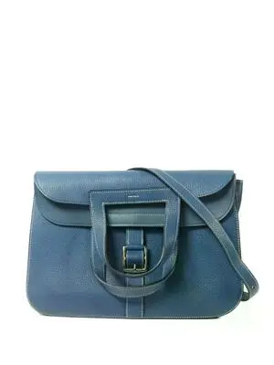 Hermès Halzan Shoulder Bag - Blue