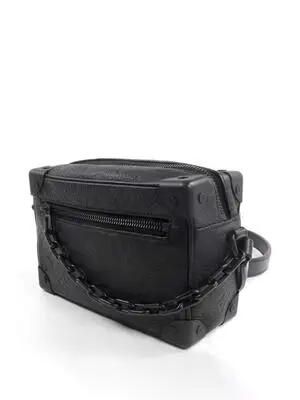 LOUIS VUITTON Taurillon Clemence Leather Mini Soft Trunk Bag