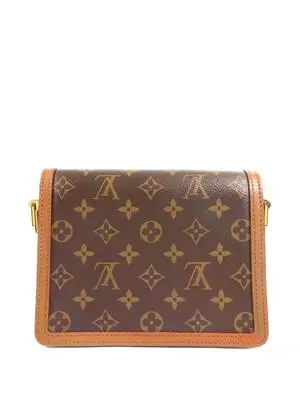 LOUIS VUITTON Mini Dauphine Monogram Reverse Shoulder Bag - Brown