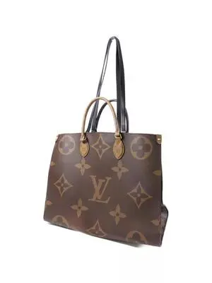 LOUIS VUITTON Monogram Tote Bag - Brown