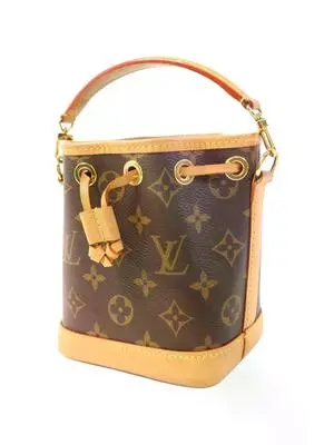 LOUIS VUITTON Nano Noe Monogram Tote Bag - Brown
