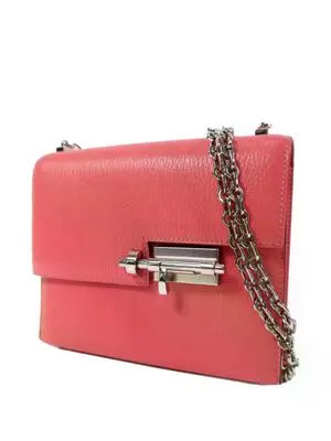 Hermès Verrou Leather Shoulder Bag - Pink
