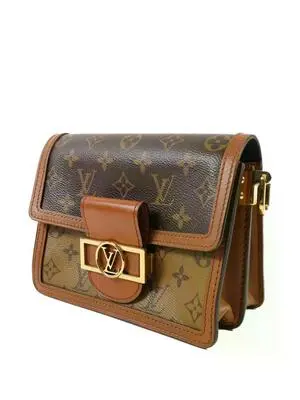 LOUIS VUITTON Mini Dauphine Monogram Reverse Tote Bag - Brown