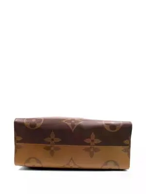 LOUIS VUITTON Monogram Giant Reverse Tote Bag - Brown