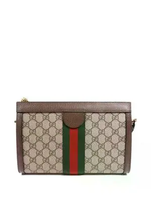 Gucci Ophidia Gg Shoulder Bag - Neutrals