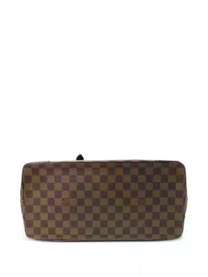 LOUIS VUITTON Damier Ebène Hampstead Tote Bag - Brown